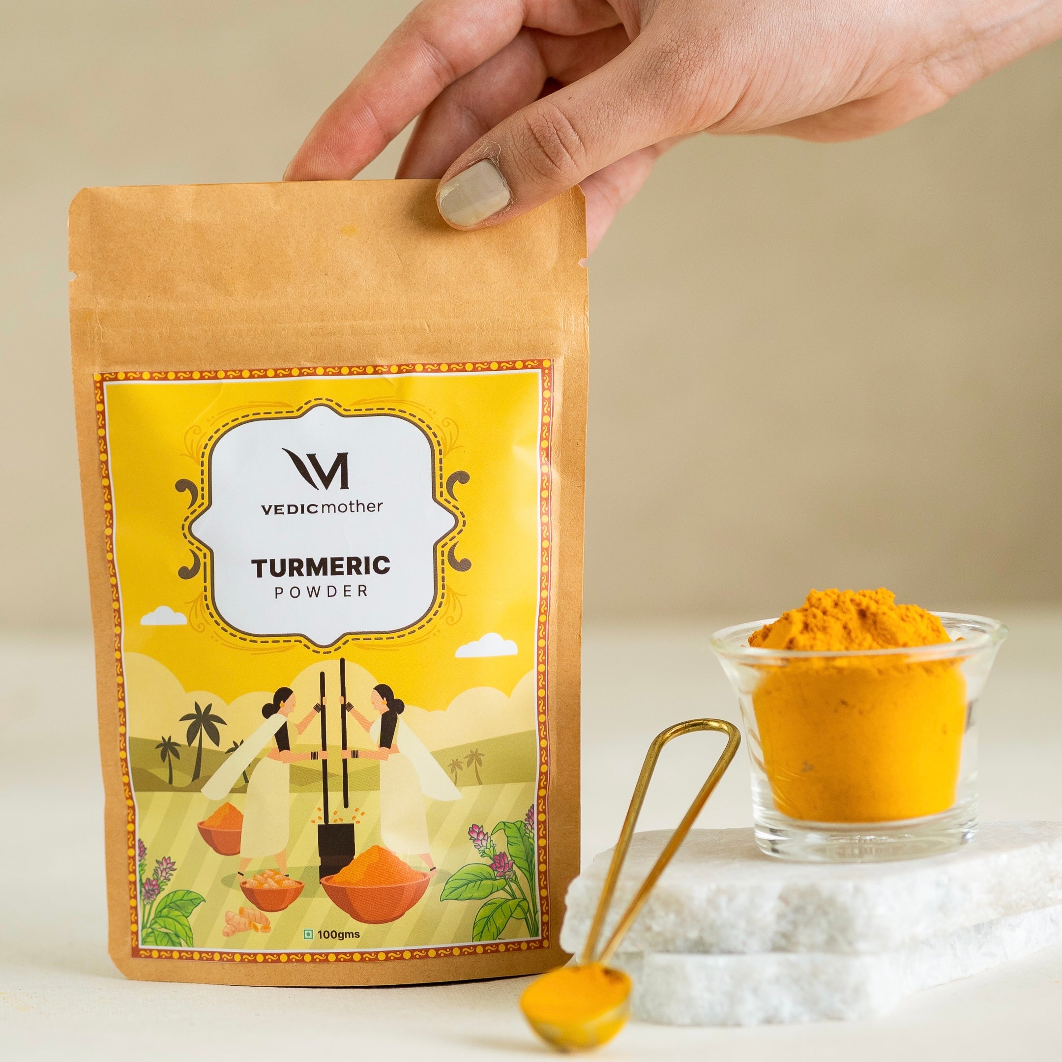 Buy Turmeric Powder | 100% Natural | Traditionally Grown – vedicmother.com